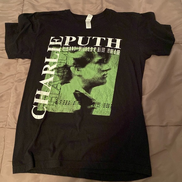 American Apparel | Shirts | Charlie Puth Concert Graphic T Shirt | Poshmark